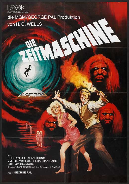 The Geeky Nerfherder: Movie Poster Art: The Time Machine (1960)