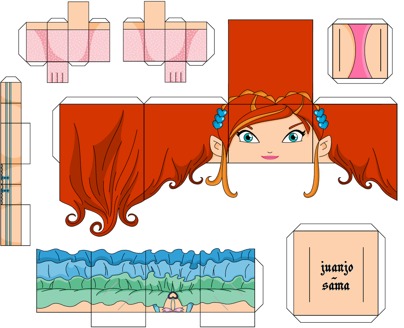 ¡Paper-toy de bloom enchantix! - Winx Club Lovely