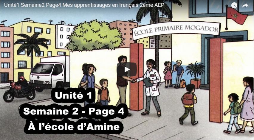 activités orales 1: Ma vie scolaire mes apprentissages en français 2aep ...