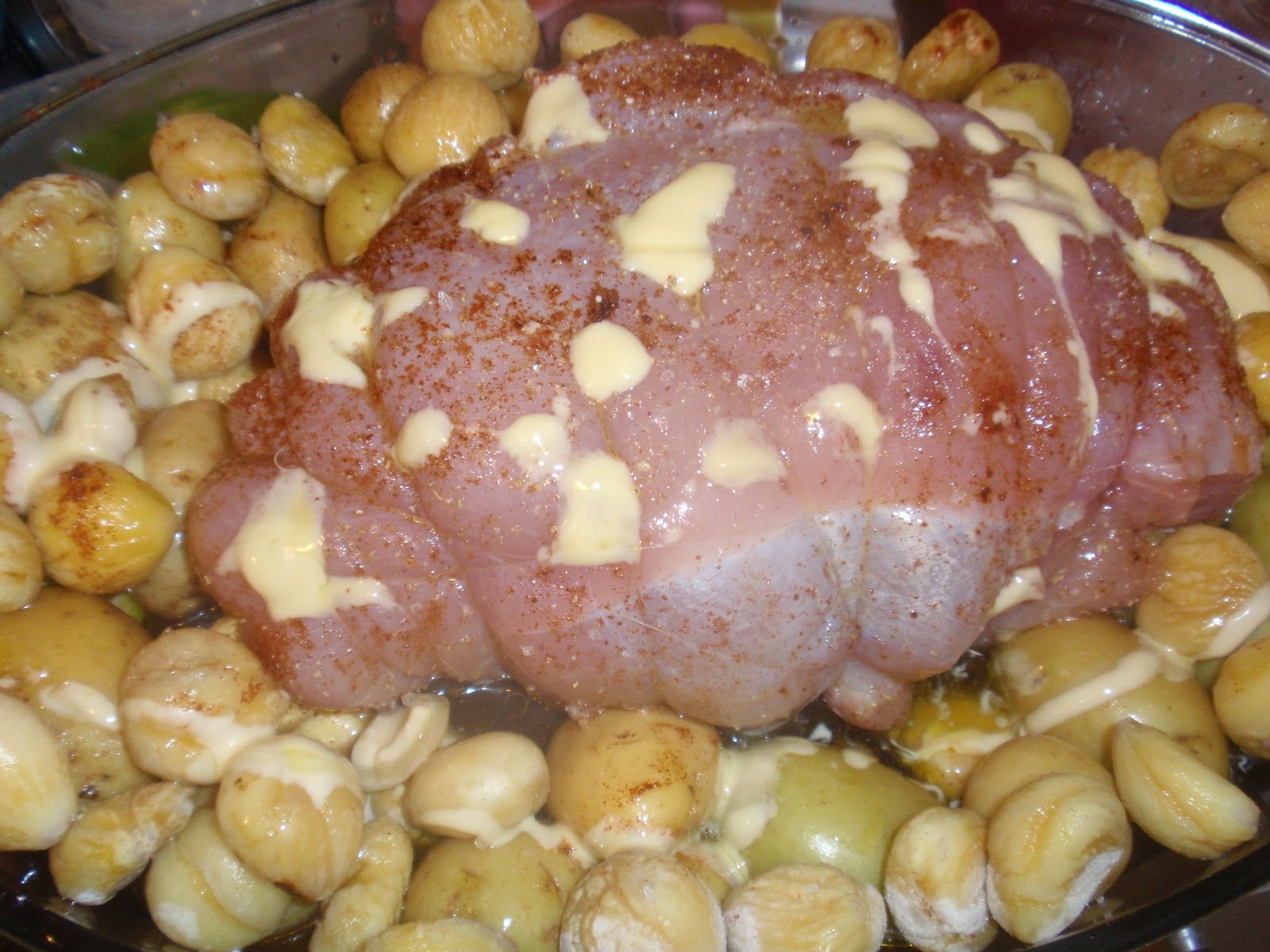 A MINHA ALEGRE CASINHA: Recheio de perú assado - aproveitamento