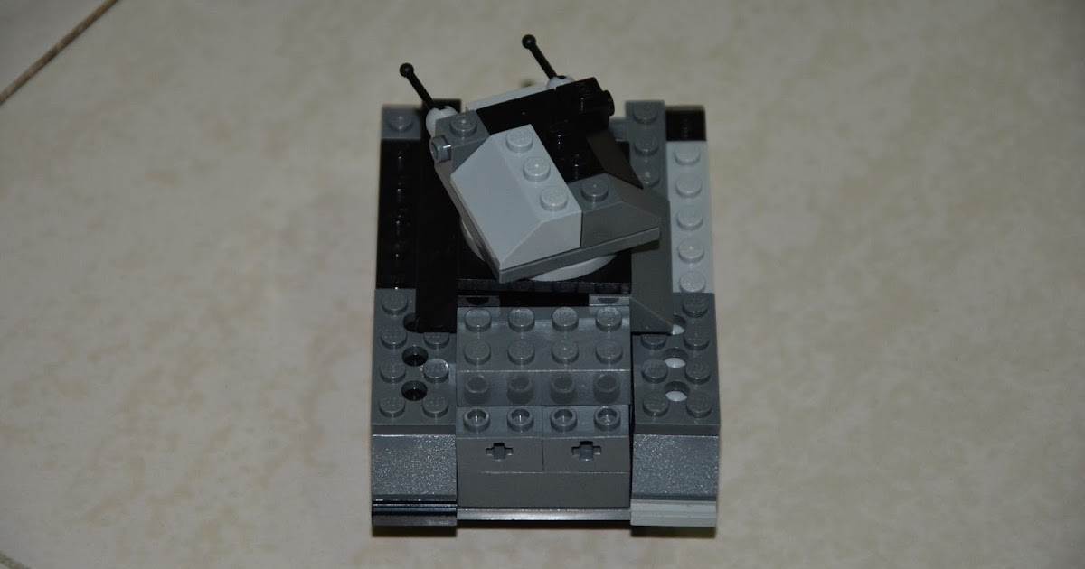 Kids' Lego Construct: German Panzer 1 Tank with Panzer troops