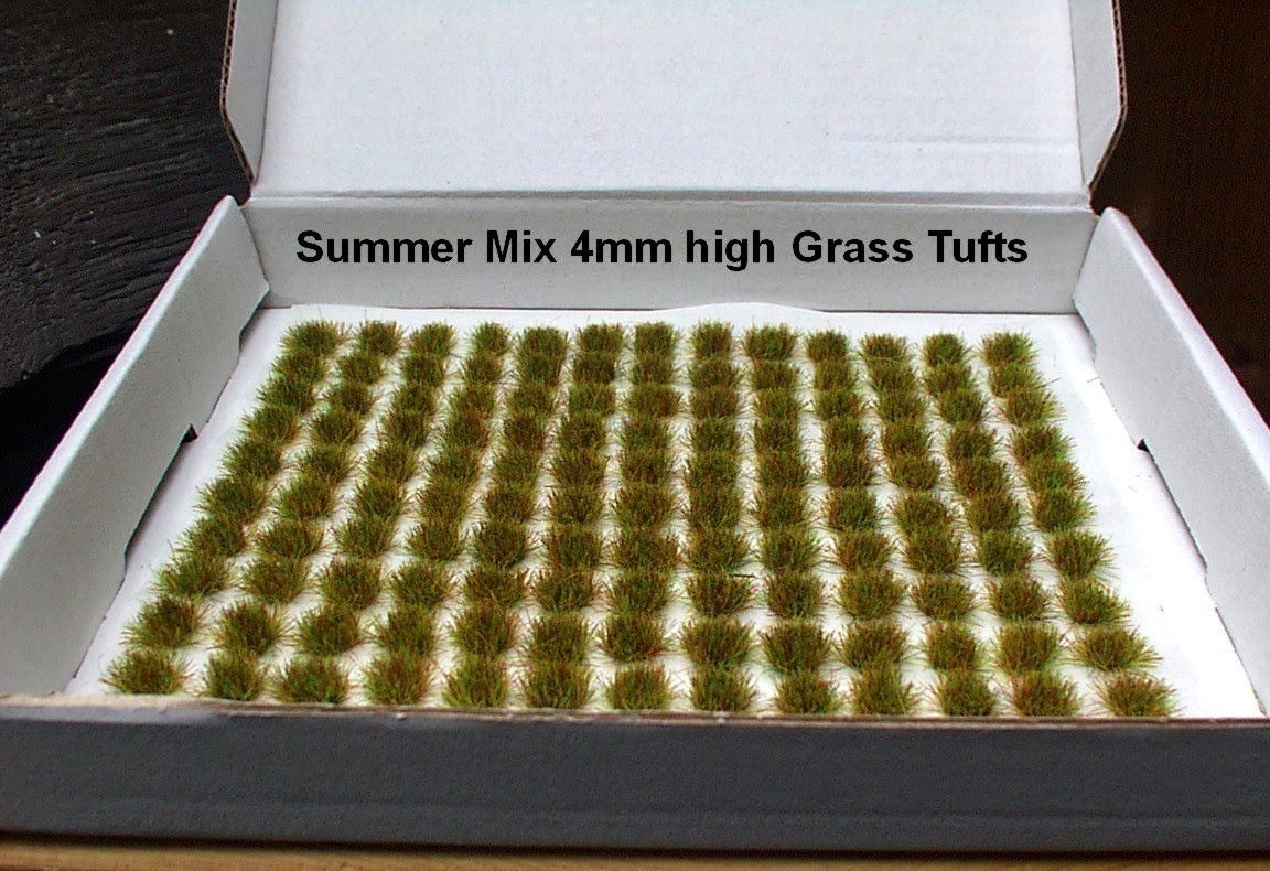 Painting Lead and other stuff.: 4mm Grass Tufts (made to order).