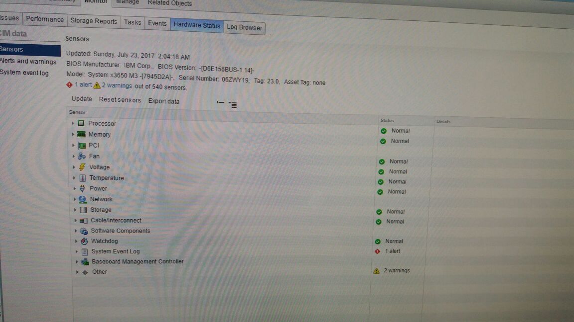 How To Clear Warnings And Errors In The Hardware Status Tab Wachid Web Id