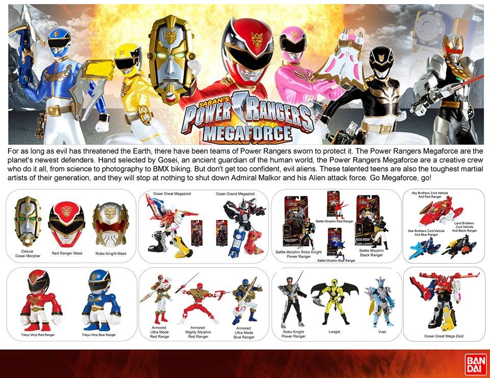 GeekMatic!: Sighted: Power Rangers Megaforce!