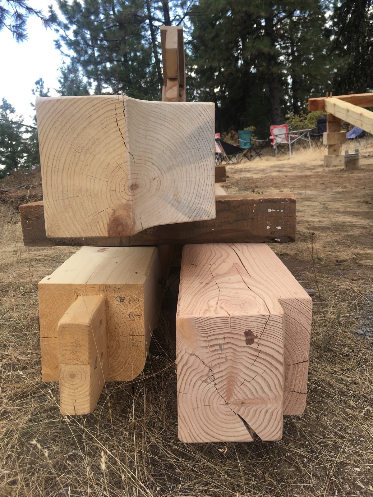 Timber Framing a North Idaho Cabin