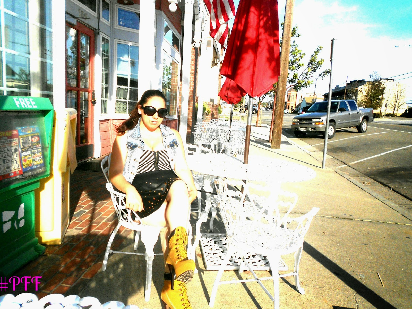 Patsy's Fashion Files : Brunch In Orcutt - Leather & Timbs