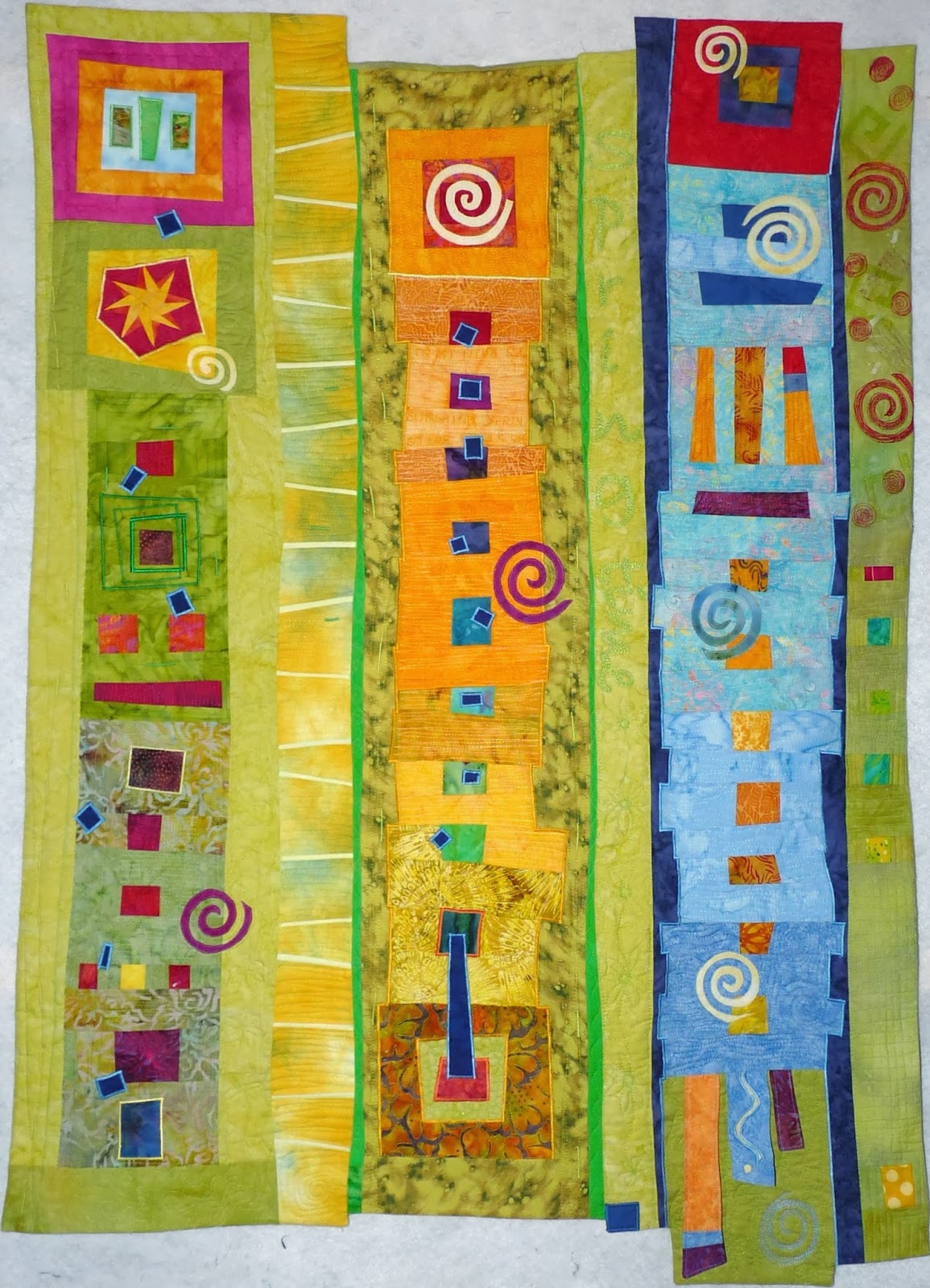 Quilt-around Quilts und mehr: Happy Freestyle Quilting