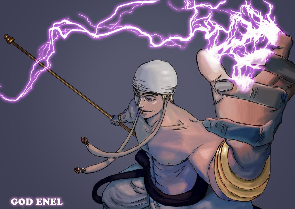 cool anime character: God Enel