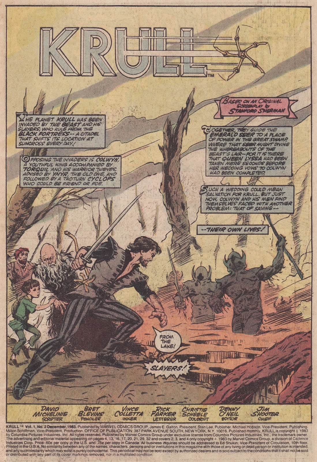 Mystifying Marvels: Krull #1-2 (1983) ~ Off The Beaten Panel