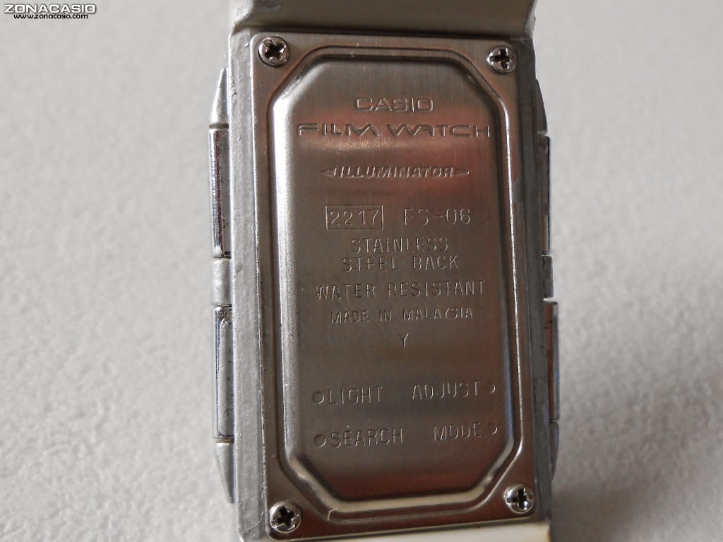 Zona Casio: Prueba: Casio FS-06 "filmwatch"