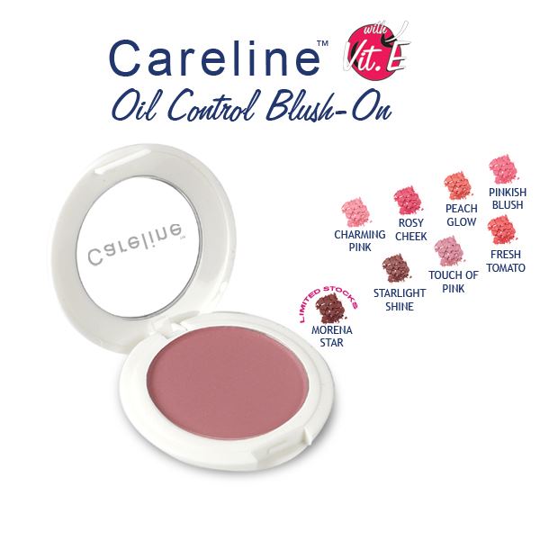Lucky Citrine: Careline Oil Control Blush-on in Peach Glow