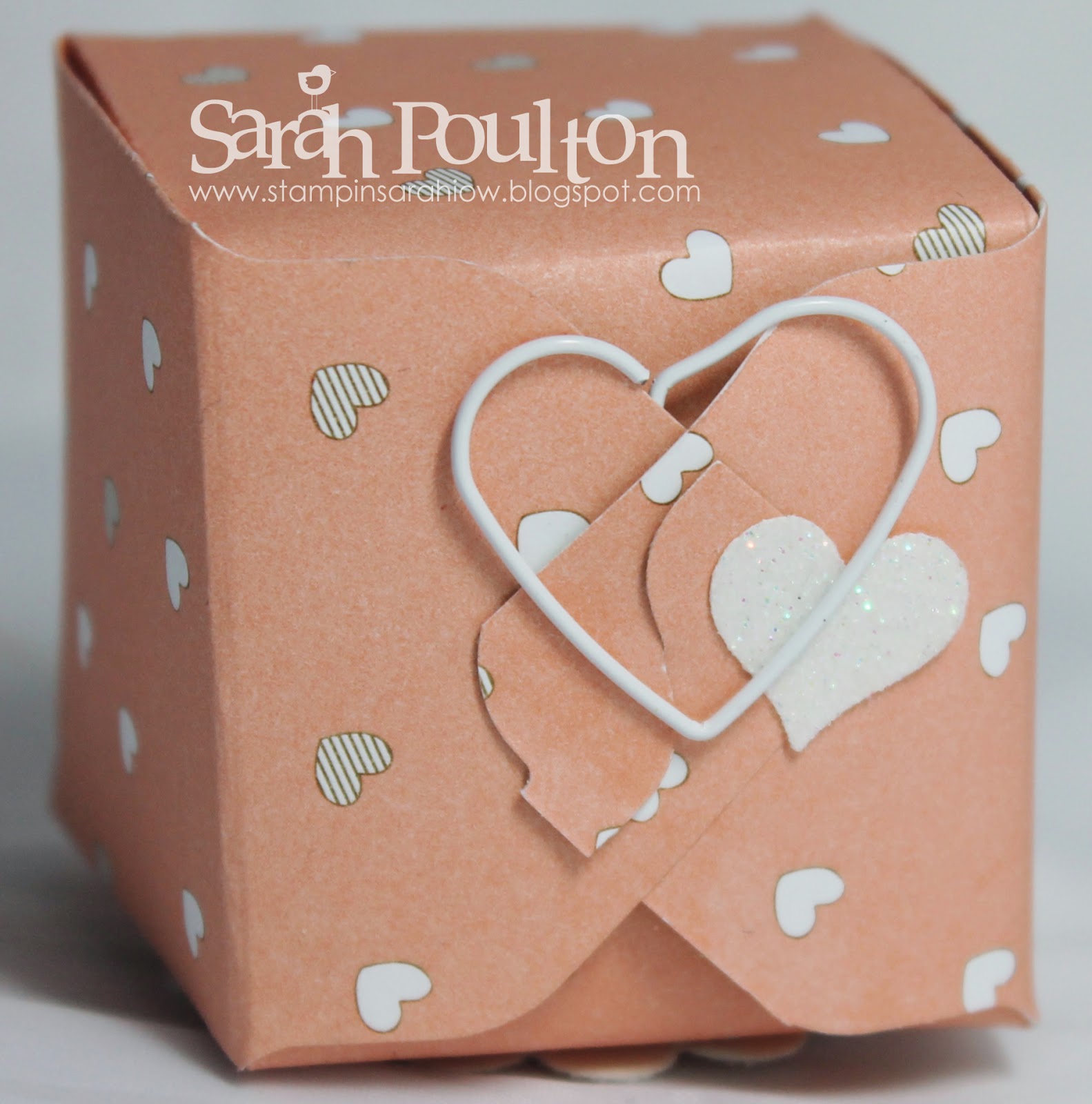 Stampin' Sarah!: Treat Box using Lullaby Designer Series Paper from ...