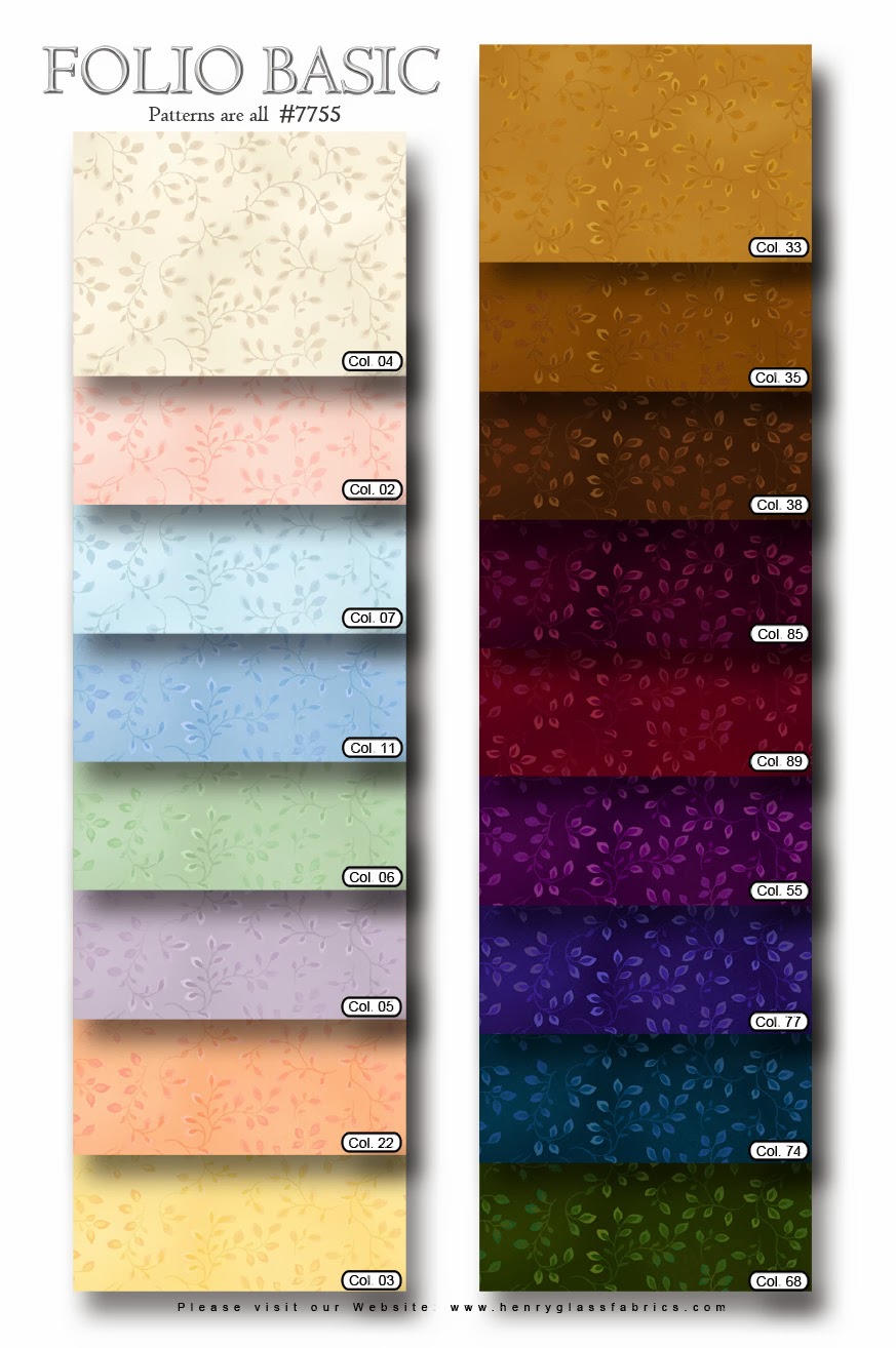 Henry Glass Fabrics: Fabulous Folio Basics!