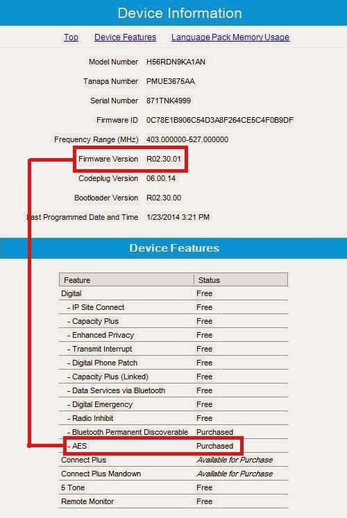 MOTOTRBO: Setting up AES - DJ0WH
