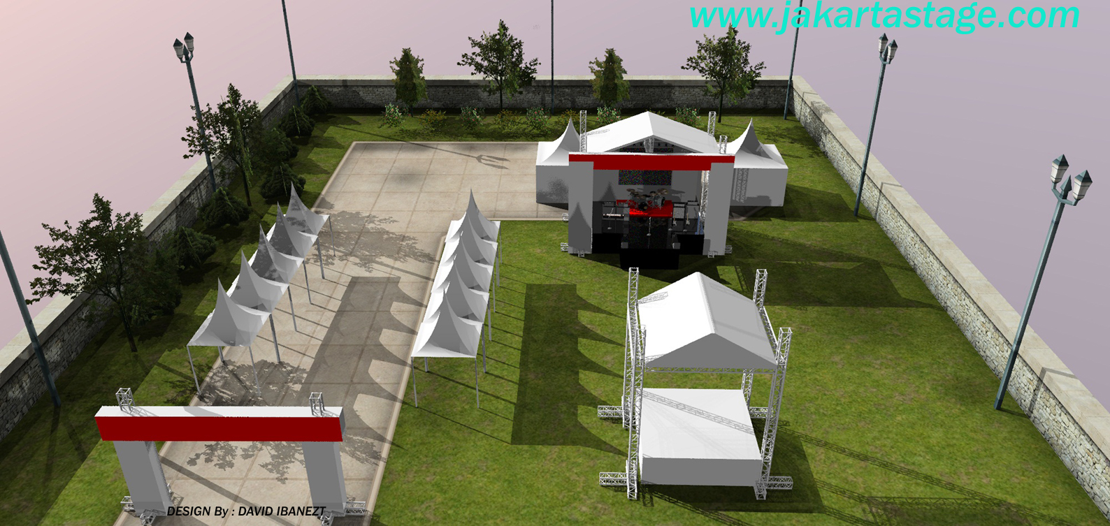 Design Panggung outdoor - Sewa Panggung Depok