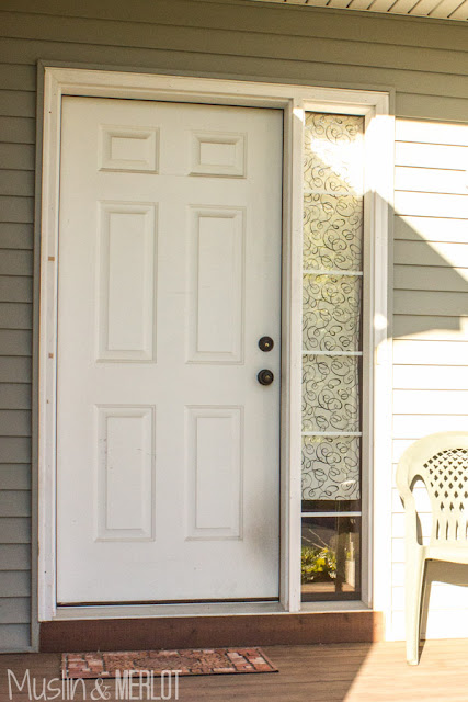 Painted Front Door ... - Muslin and Merlot