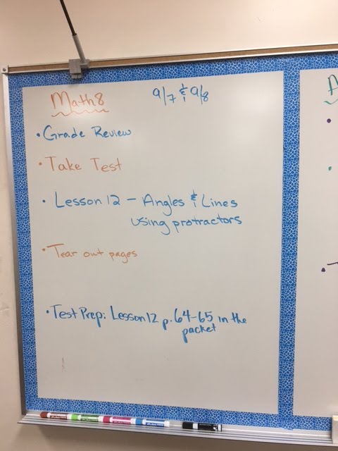 Miss Grandbois' Math Class