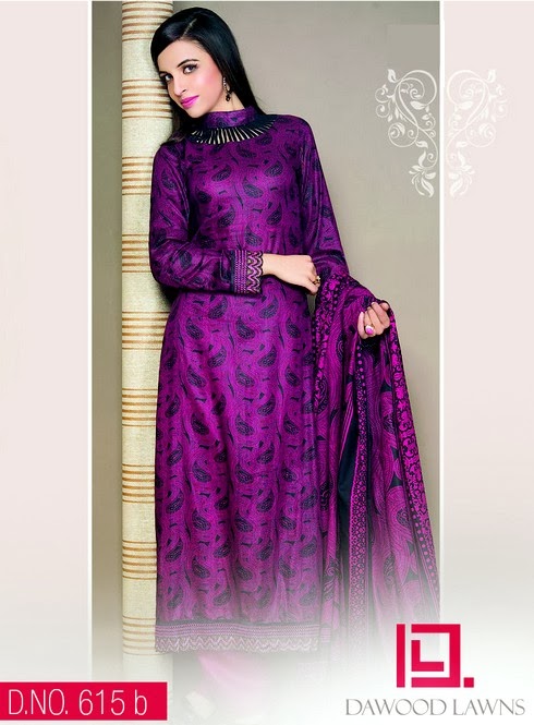 Dawood Collection of Lawn 2014 Vol-1 | Dawood Lawn Collection 2014-15 ...