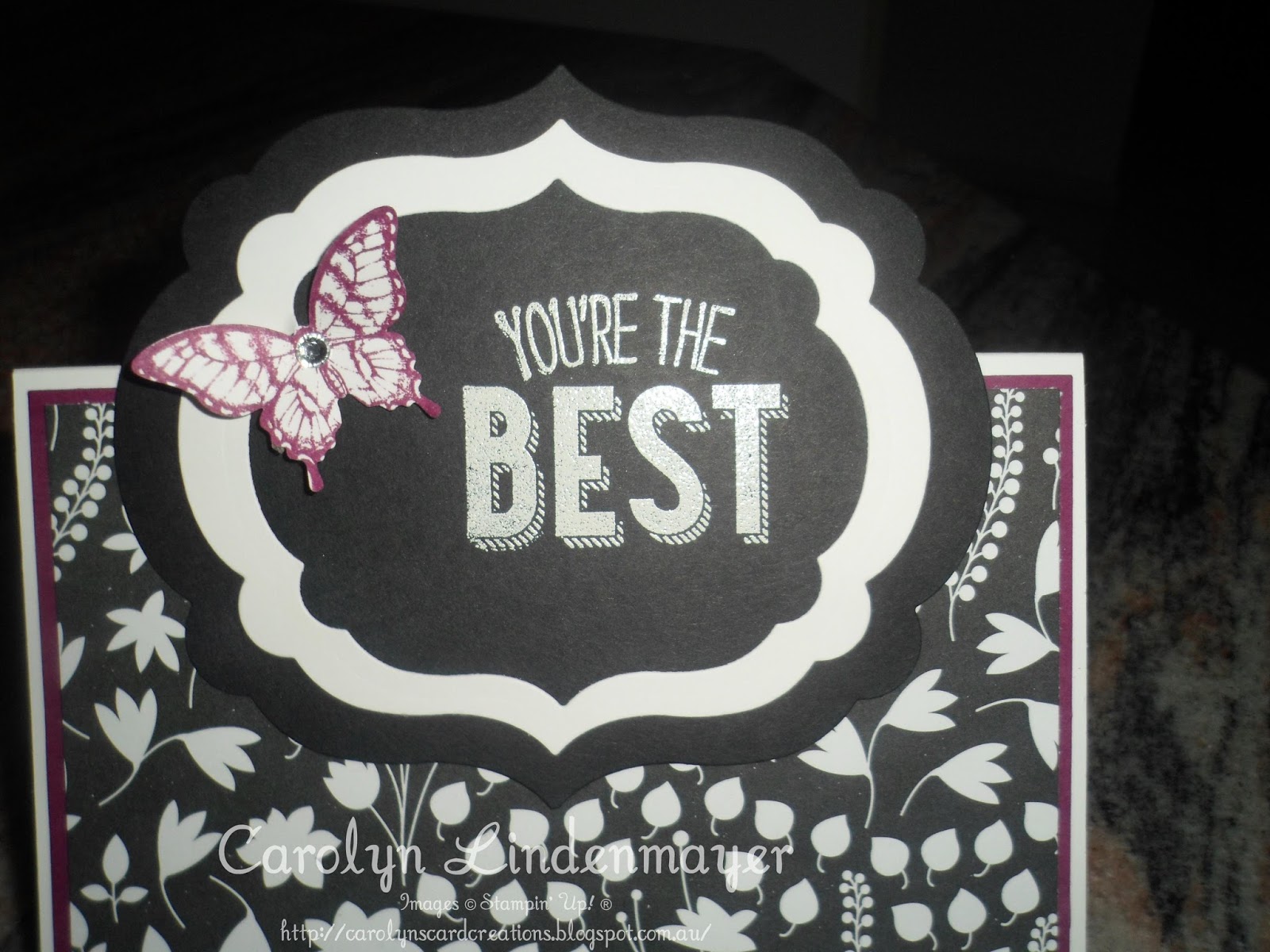 You're the Best Framelit topper Card