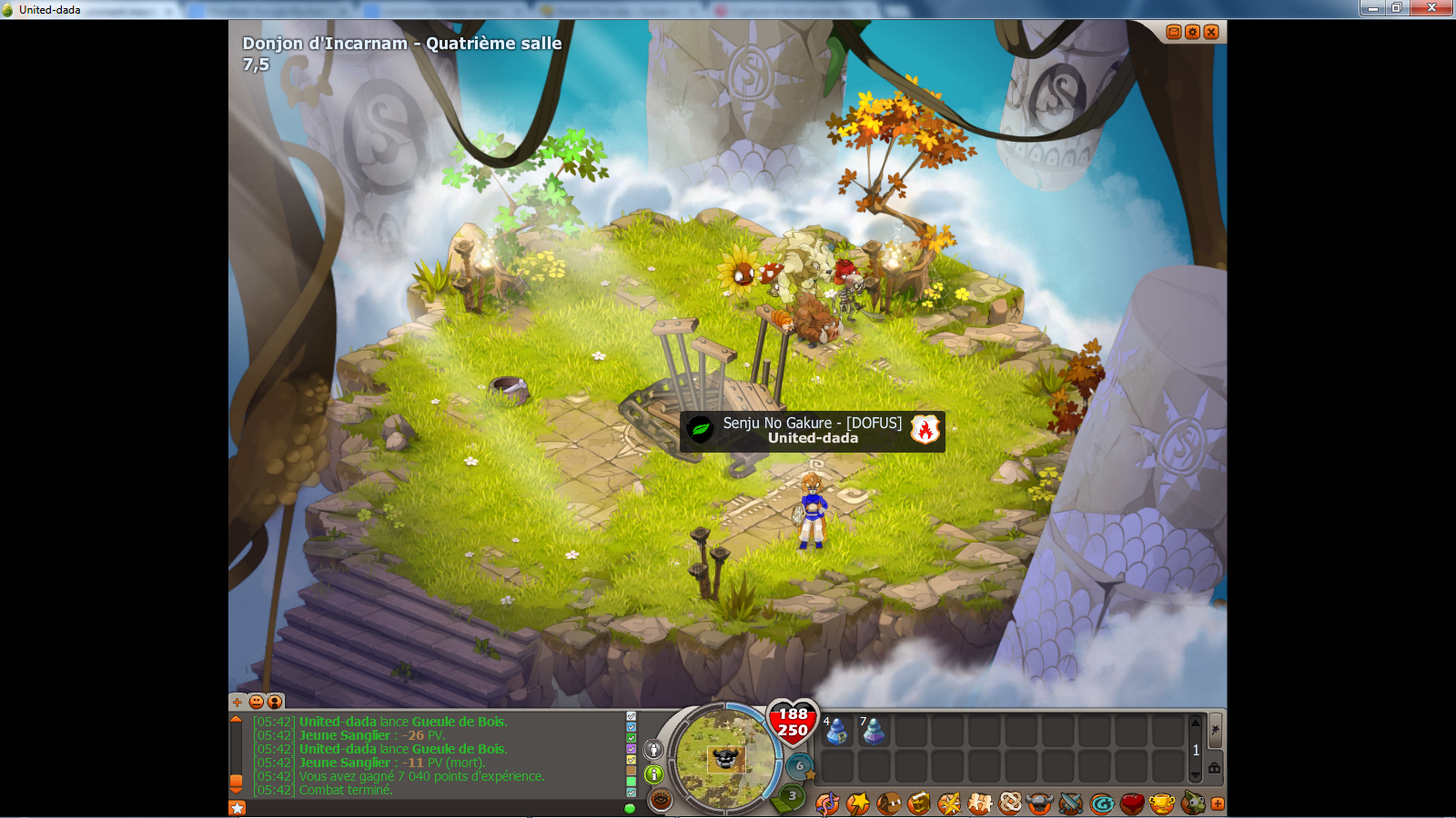 comment monter sa team dofus de 8 perso