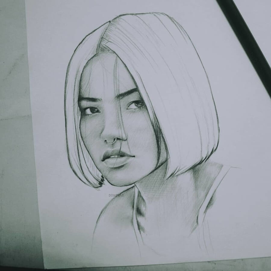 Half Face Drawing Tumblr