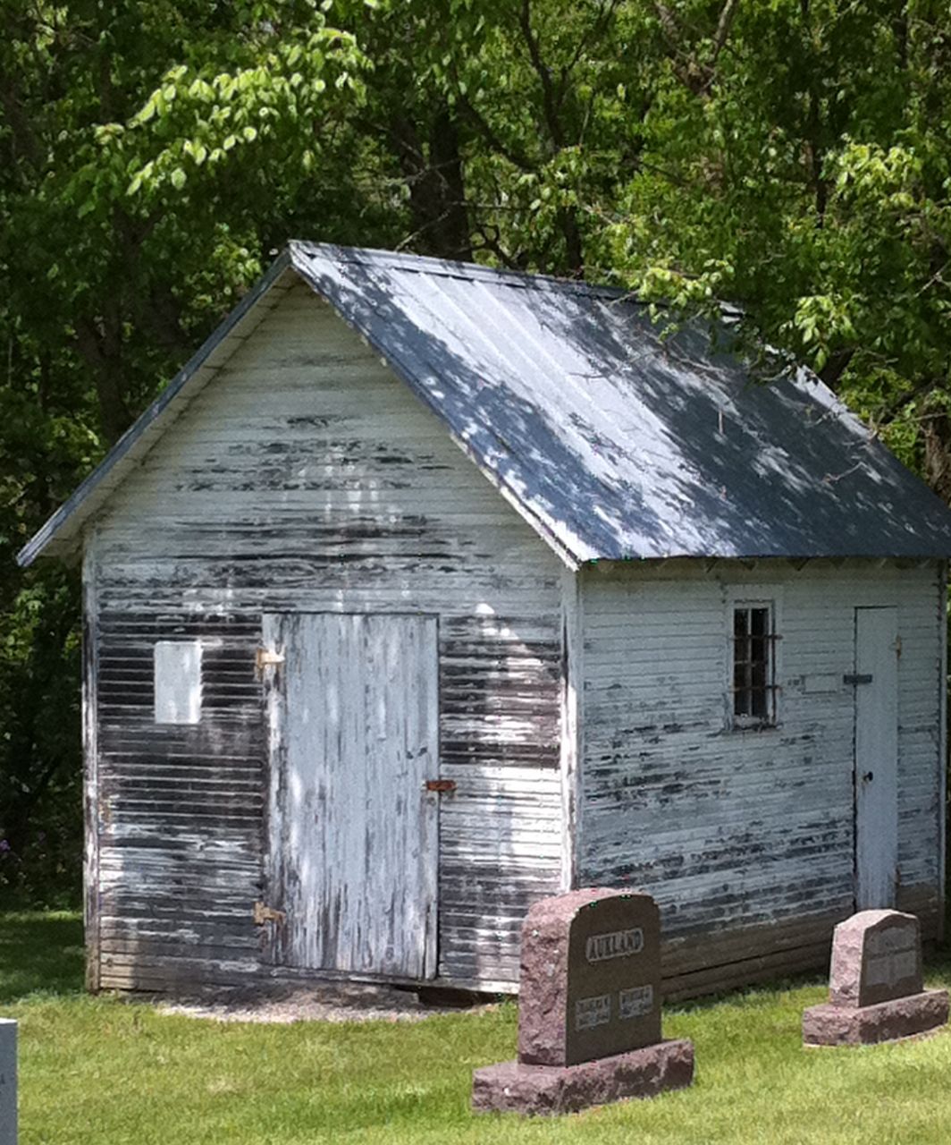 Gravestoned: Silent Sunday: Cemetery shed