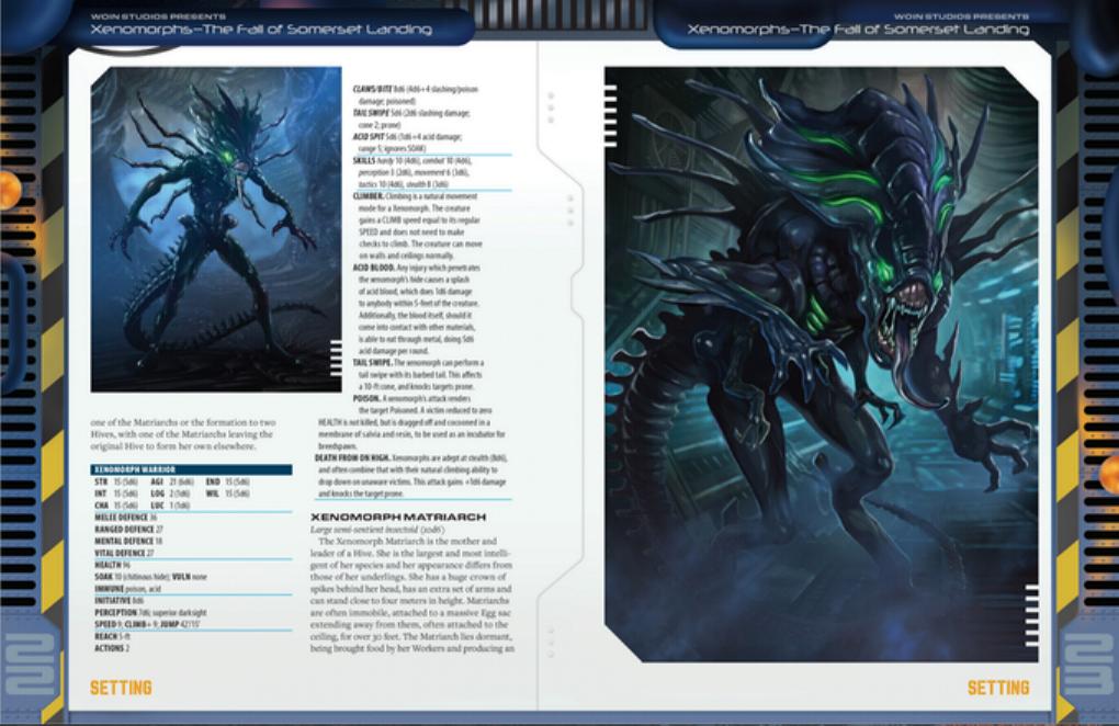 Vampifan's WOIN Blog: Xenomorphs - A N.E.W. Scenario Book