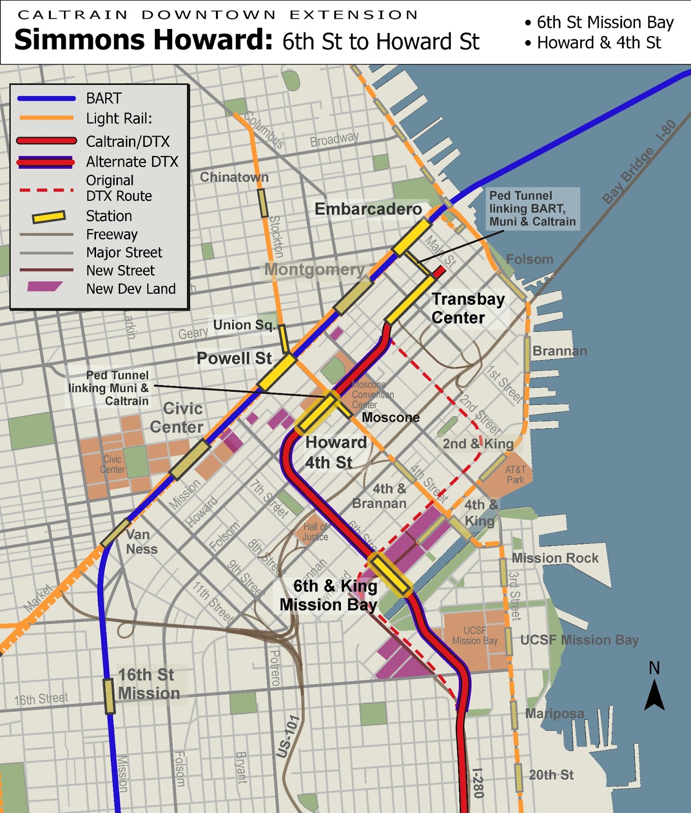 Howard Street San Francisco Map
