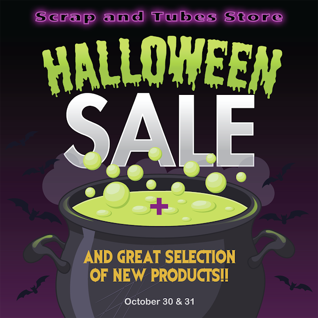 2 Days of Halloween Sale + Freebie | Scrap and Tubes Designs