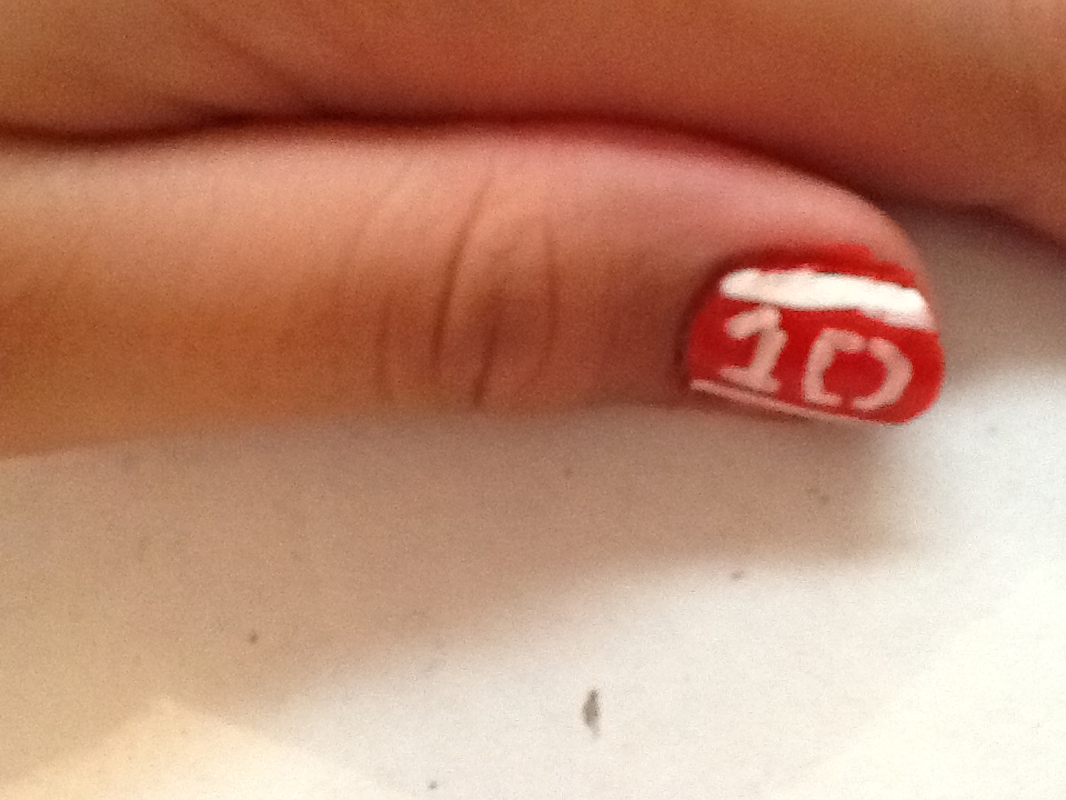 FRIENDLY POLISH: ONE DIRECTION NAIL ART!!! :D