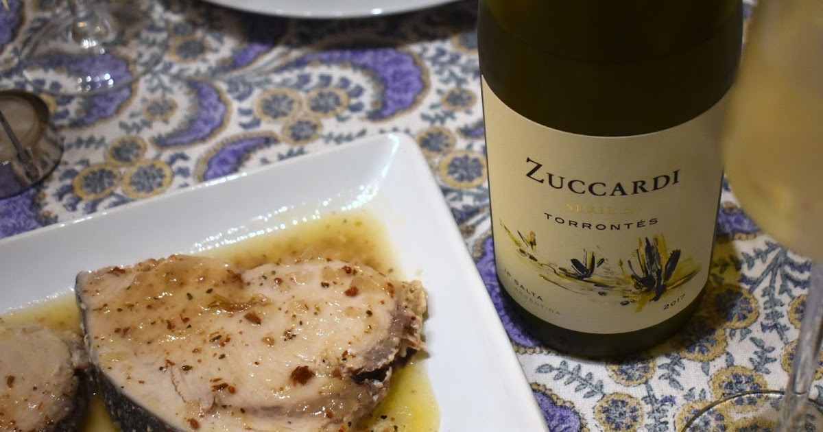 Olive Oil-Poached Swordfish + Zuccardi Serie A Torrontés #WinePW #Sponsored