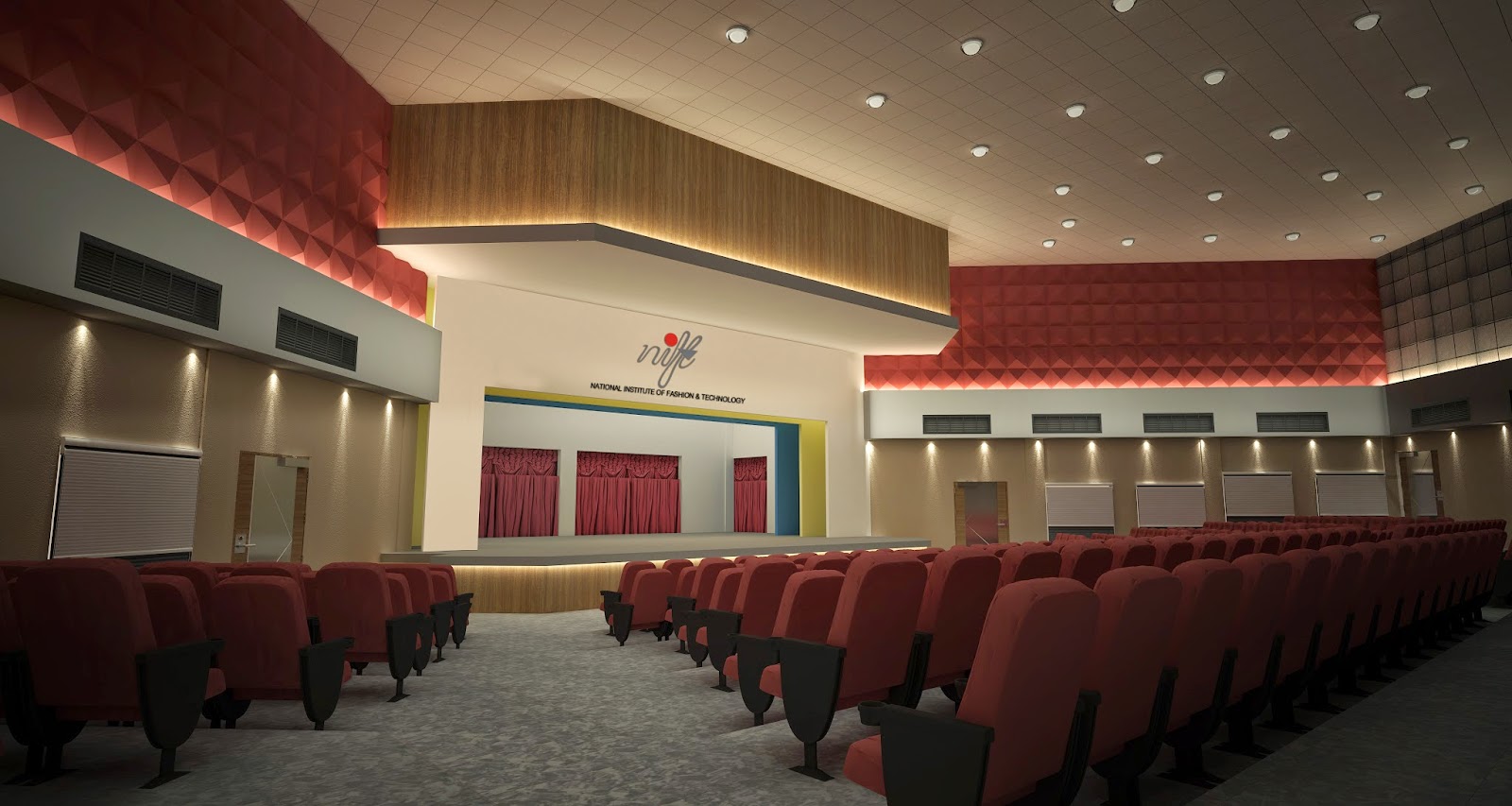 Interior designer : NIFT AUDITORIUM
