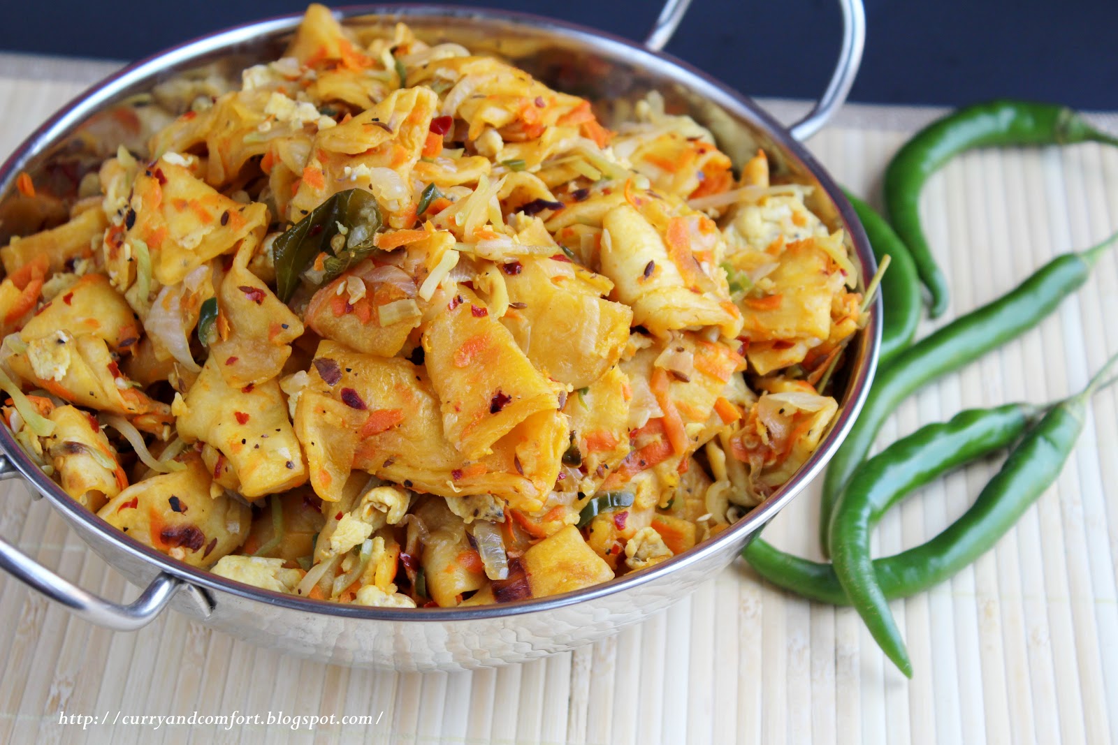 Kitchen Simmer: Stir Fried Tortillas and Vegetables (Sri Lankan Kottu ...