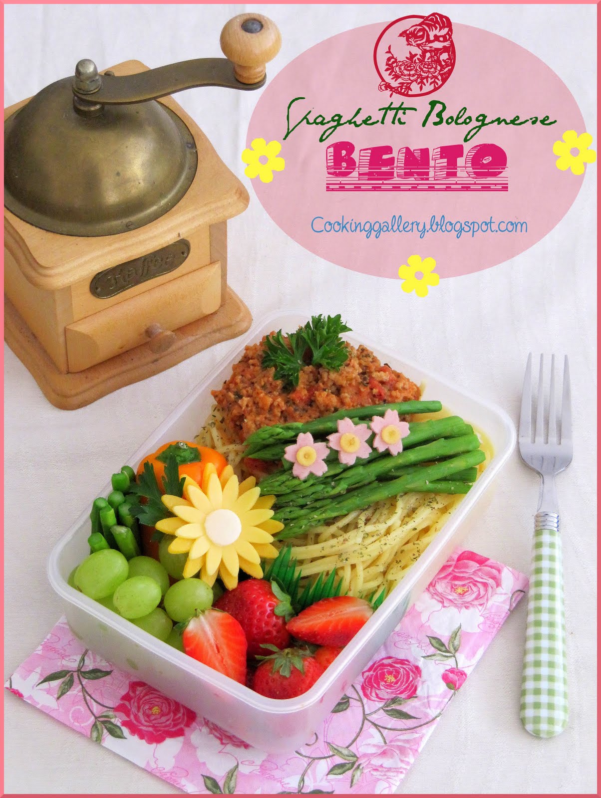 Spaghetti Bolognese Bento | Cooking Gallery
