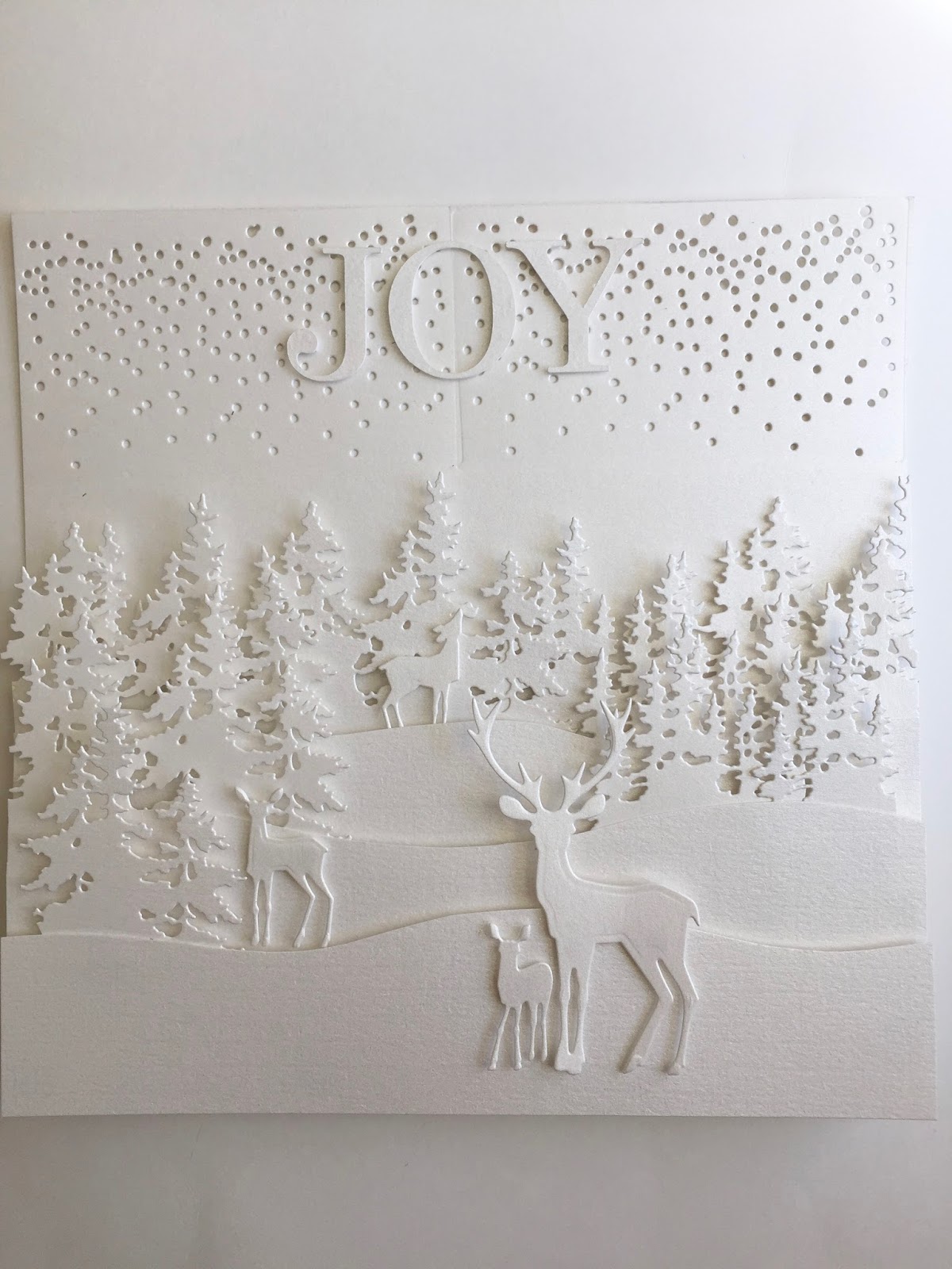 cheriesparetime: White Christmas Shadow Box