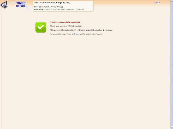 Task 2 : Design Logout Page - Jack Hau Story