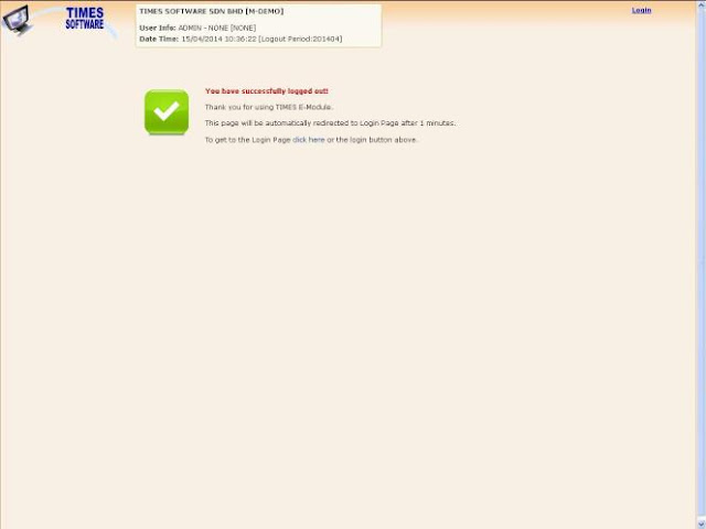 Task 2 : Design Logout Page - Jack Hau Story