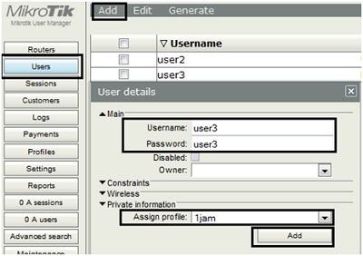 Cara Setting User Manager dengan Hotspot Mikrotik - Kumpulan Tutorial ...