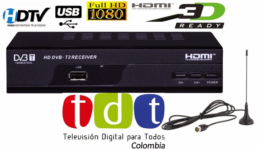 Antenas y Decodificadores TDT (edicion especial para Colombia ...