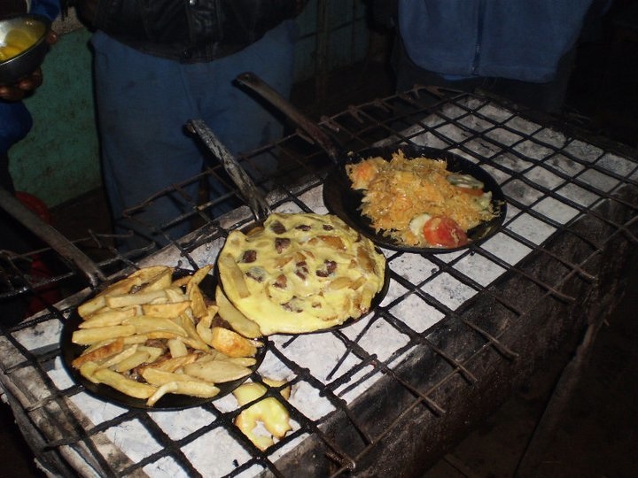 Times in Tanzania: Food: Chipsi Mayai