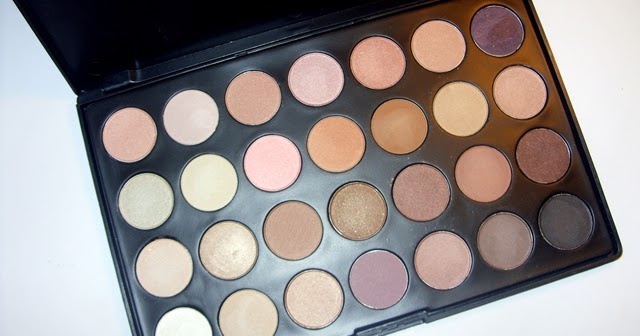 Review and EOTD: 28 neutral eye shadow palette | Beauty Dosage