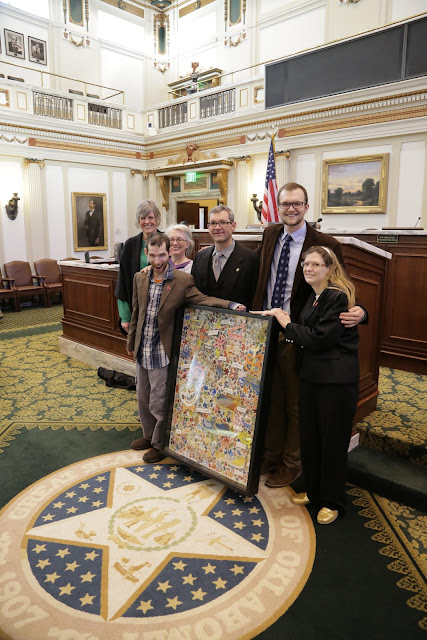 Jason Nelson: Sherrer Accepts Original Art Work from Bee’s Knees