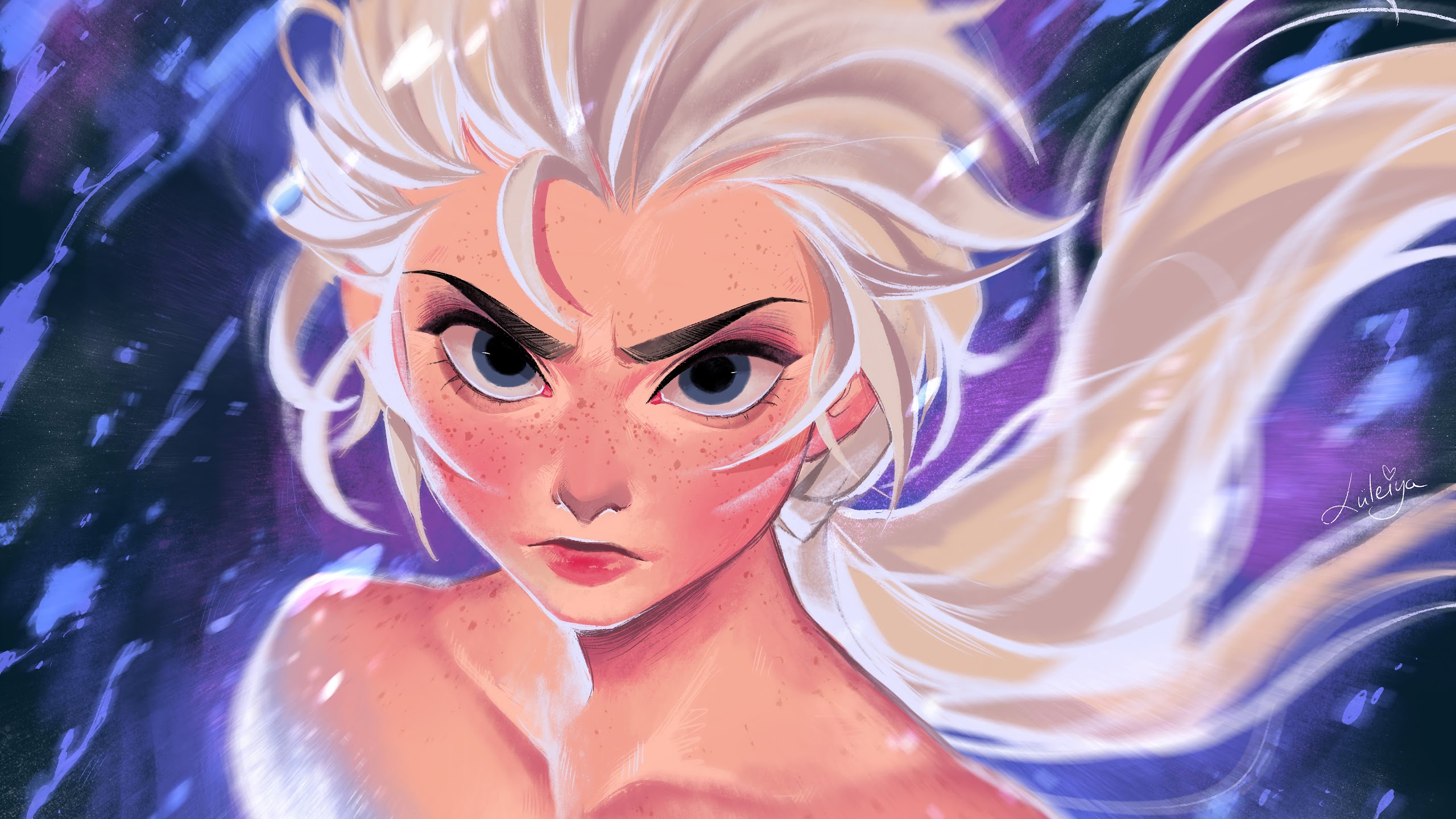 Frozen 2, Elsa, 4K, #1 Wallpaper PC Desktop