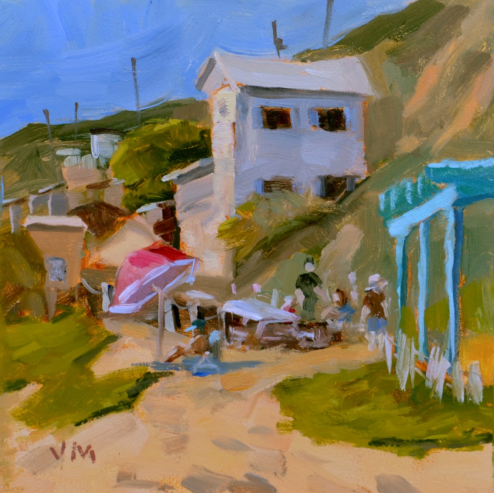 Jim Miller Paintings: A Day At The Beach