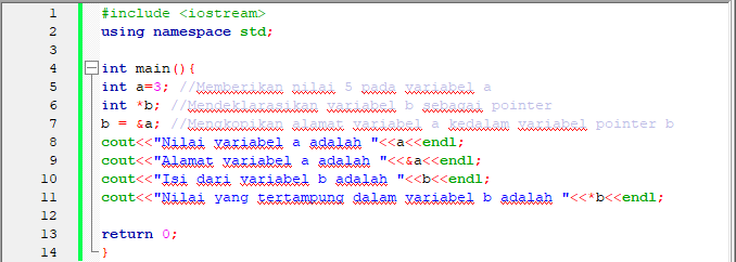 ALGORITMA DAN PEMROGRAMAN 2 "POINTER" ~ angel's note
