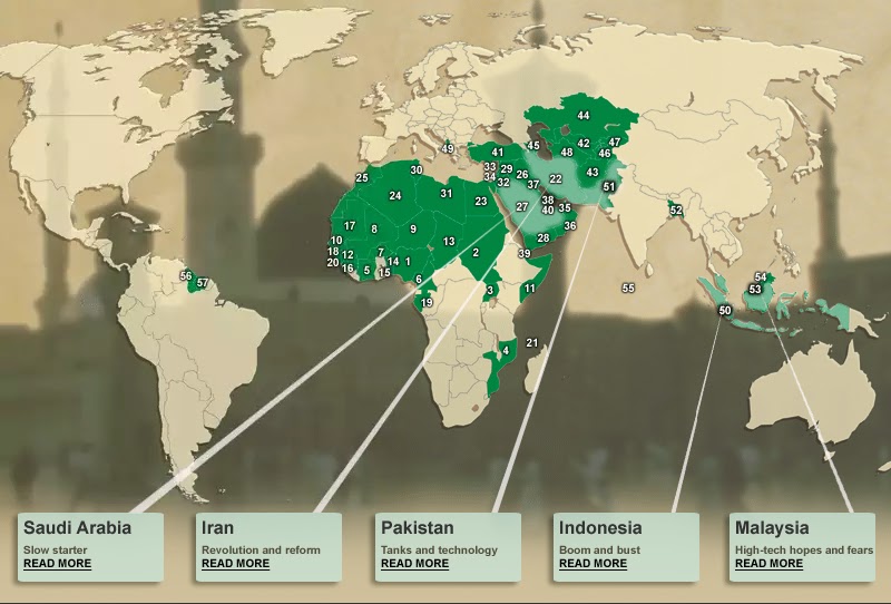 THE ISLAMIC WORLD The 57 Countries