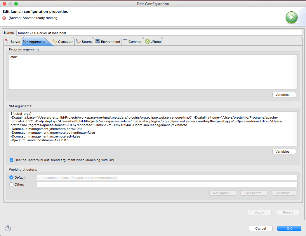 Youre It Some Useful Tomcat Vm Arguments