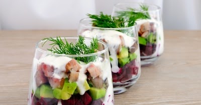 Beet and Smoked Turkey Salad with Avocado and Blue Cheese