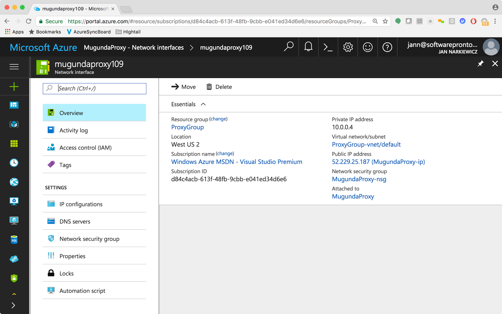 Jan David Narkiewicz (Developer): Opening an inbound port for an Ubuntu Virtual Machine on Azure