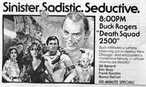 space1970: BUCK ROGERS TV Guide Advertisements